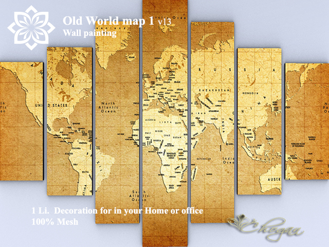 Second Life Marketplace - Cho*= Old World Map 1 C/m v13